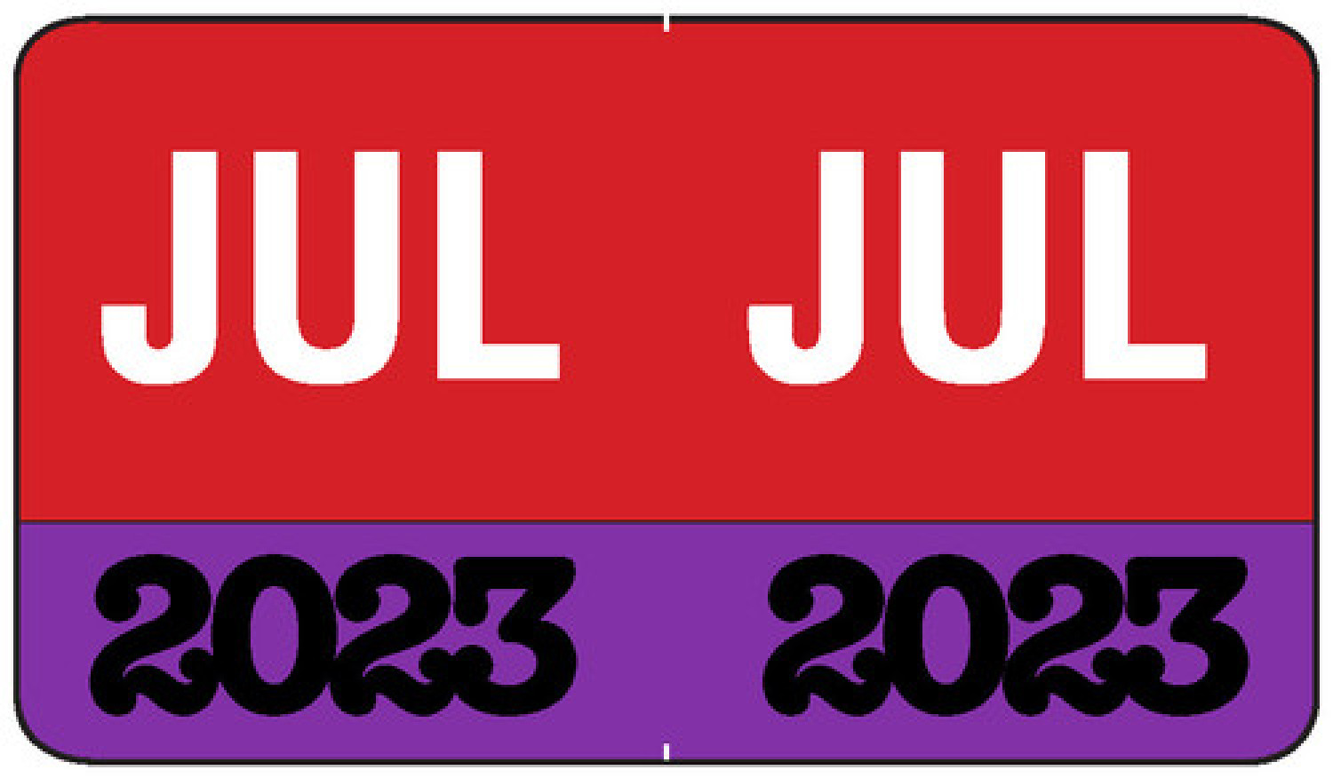 22307MY - Month/Year Labels 2023 - July - 225 Labels Per Pack - 1-1/2 ...
